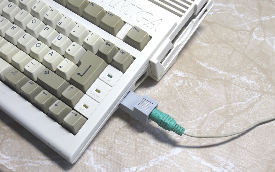 Amiga mouse Adapter USB and PS2 for CD32, A500, A1200, A2000(USB ...