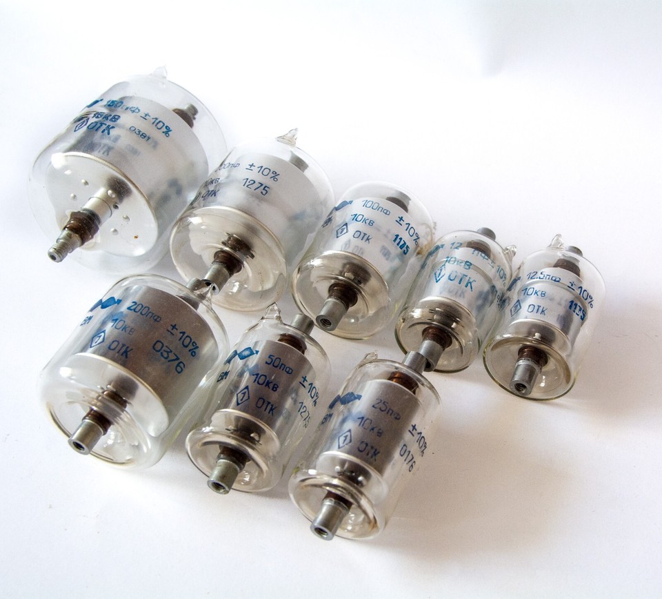 VM 200 pF 10 kV - HIGH VOLTAGE VACUUM CAPACITOR - HAM radio ...