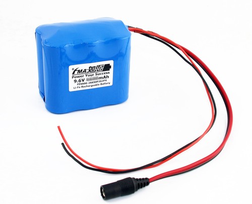 9.9v LiFePO4 Li-Fe Battery 6.8Ah Replace for Game Feeder Sealed Lead ...