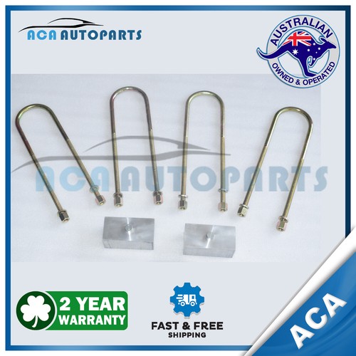 50mm 2" Solid Lowering Block Lowered Kit For Toyota Hilux 2WD with 16mm ...