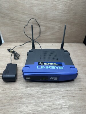 Linksys WAP54G V 3.1 wireless G access point with power adapter | eBay