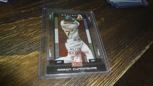 2008 DONRUSS ELITE #61/75 AARON CUNNINGHAM #1 STATUS BASEBALL CARD | eBay