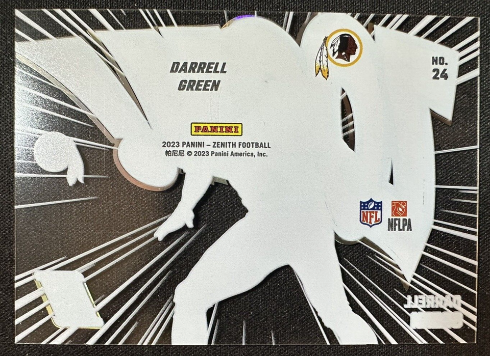 2023 PANINI ZENITH ZOOM DARRELL GREEN WASHINGTON REDSKINS SSP CASE HIT ...