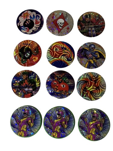 LOT OF 12 RANDOM VTG POGS/CAPS | eBay