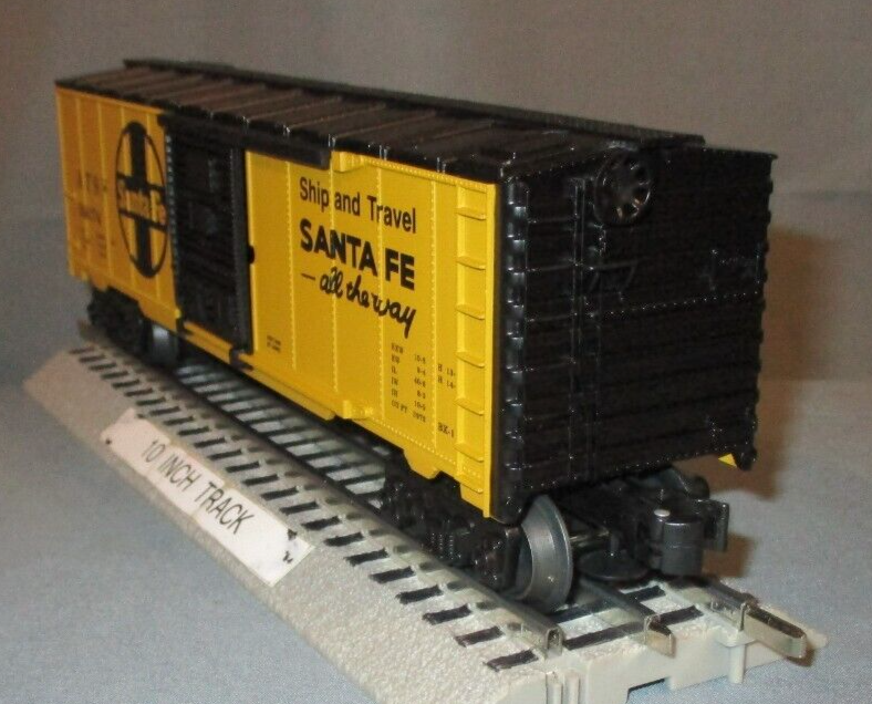 Lionel 25174 ATSF Santa Fe "All the Way" Yellow Boxcar O/027 gauge 2008 ...