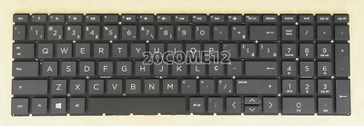 New For HP 250 G7 255 G7 256 G7 Keyboard no frame black BR Brazil ...