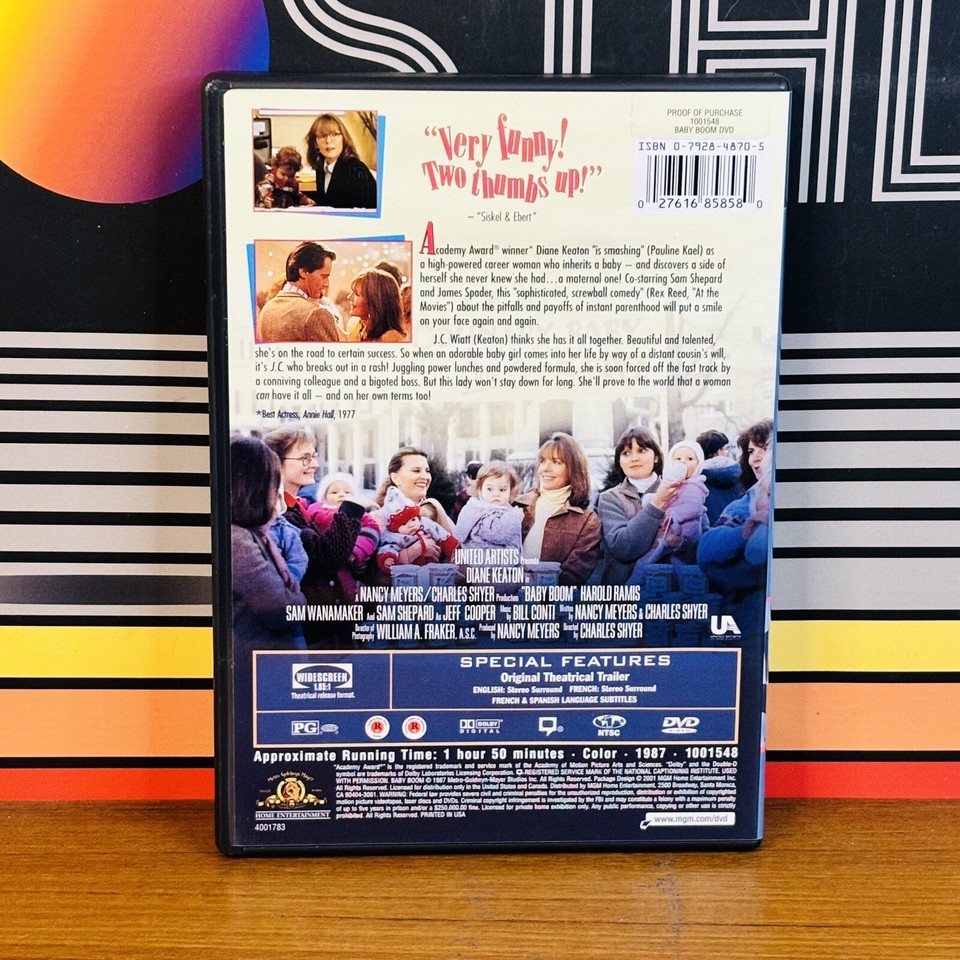 Baby Boom DVD 1987 Diane Keaton Movie Comedy Widescreen | eBay