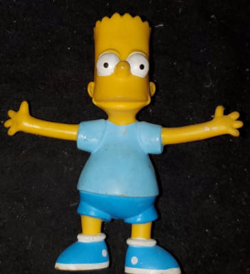 Vintage BART SIMPSON - 4.5" Bendable Rubber "THE SIMPSONS" TV Series ...