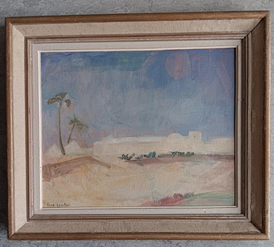 Inez Leander 1879-1969 Original Desert Oil Painting Signed | eBay