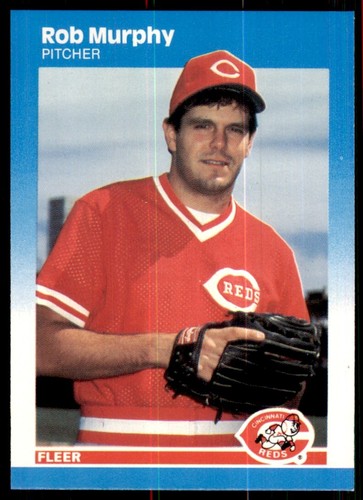 1987 Fleer Rob Murphy Rookie C Cincinnati Reds #206 | eBay