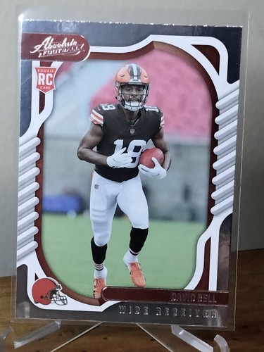 DAVID BELL 2022 Panini ABSOLUTE BASE ROOKIE CARD #132 Cleveland Browns ...