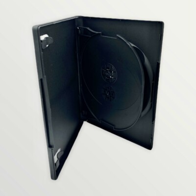 25 x Black 3 DVD Triple Case 3-Way Pack of 25 Cases for 3 Discs with ...