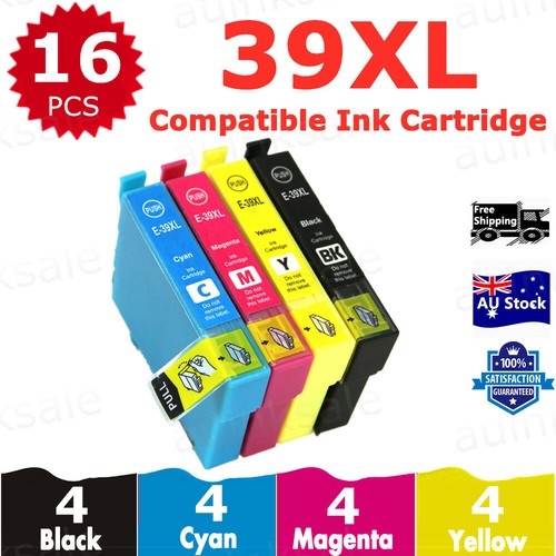 16x Compatible Ink Cartridge 39XL 39 For Epson Expression XP4105 XP ...