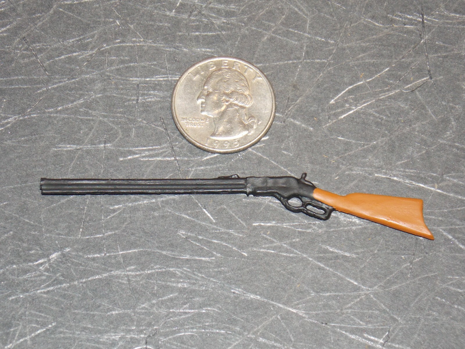 Dollhouse Miniature Winchester Hunting Rifle Gun 1:12 scale Z663 Dollys ...