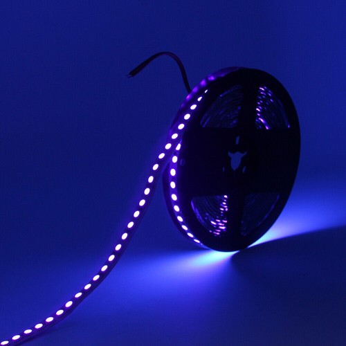 5/12/24V UV 395-405NM 5050 LED Strip Light Blacklight UV tape lamp ...