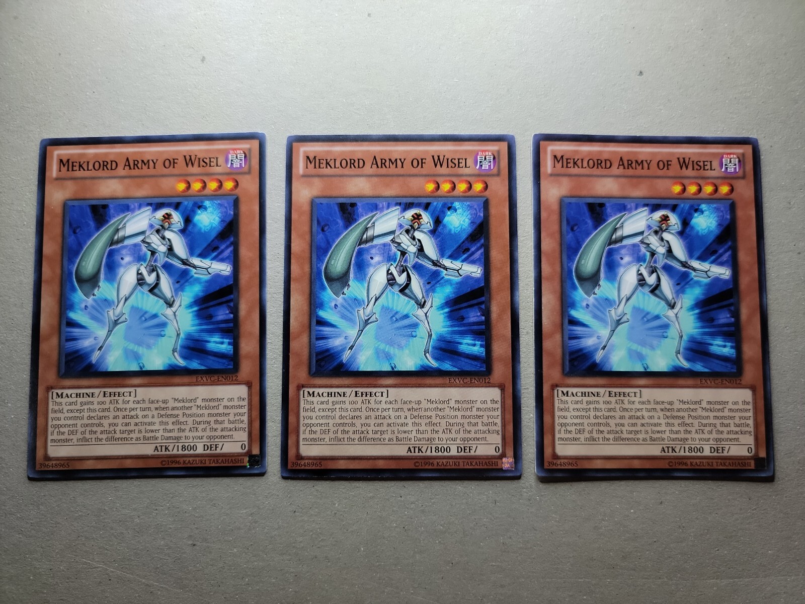 3x Meklord Army of Wisel - EXVC-EN012 - Unlimited - YuGiOh-LP | eBay