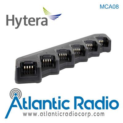 Hytera MCA08 Six Unit Rapid Rate Charger for PD4X2 PD5X2 PD6X2 PD7X2 ...