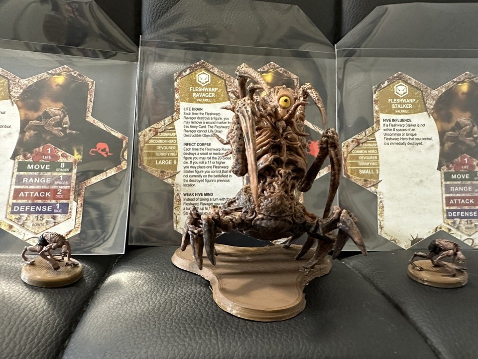 Heroscape Fleshwarp Lot Valkrill Figures & Cards - Customs | eBay