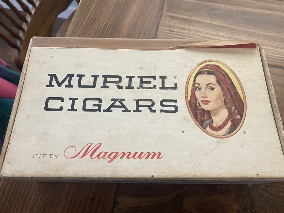 Vintage Muriel Cigars Fifty Magnum cigar box BOX ONLY | eBay