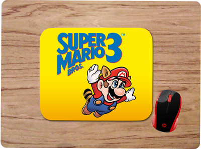 SUPER MARIO BROS 3 MOUSEPAD MOUSE PAD HOME OFFICE GIFT GAMING NINTENDO ...