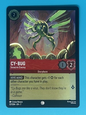 Disney Lorcana Archazia's Island Cy-Bug Invasive Enemy 127/204 Foil | eBay