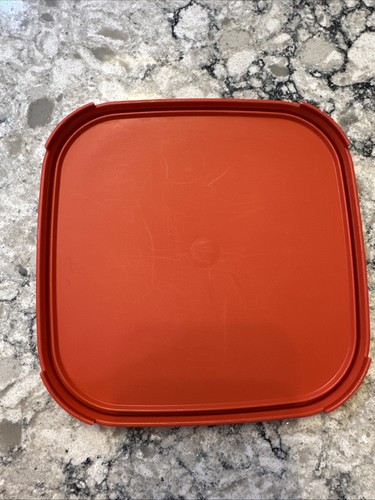 7" Square Tupperware Modular Mate Replacement Lid 1623 Red | eBay
