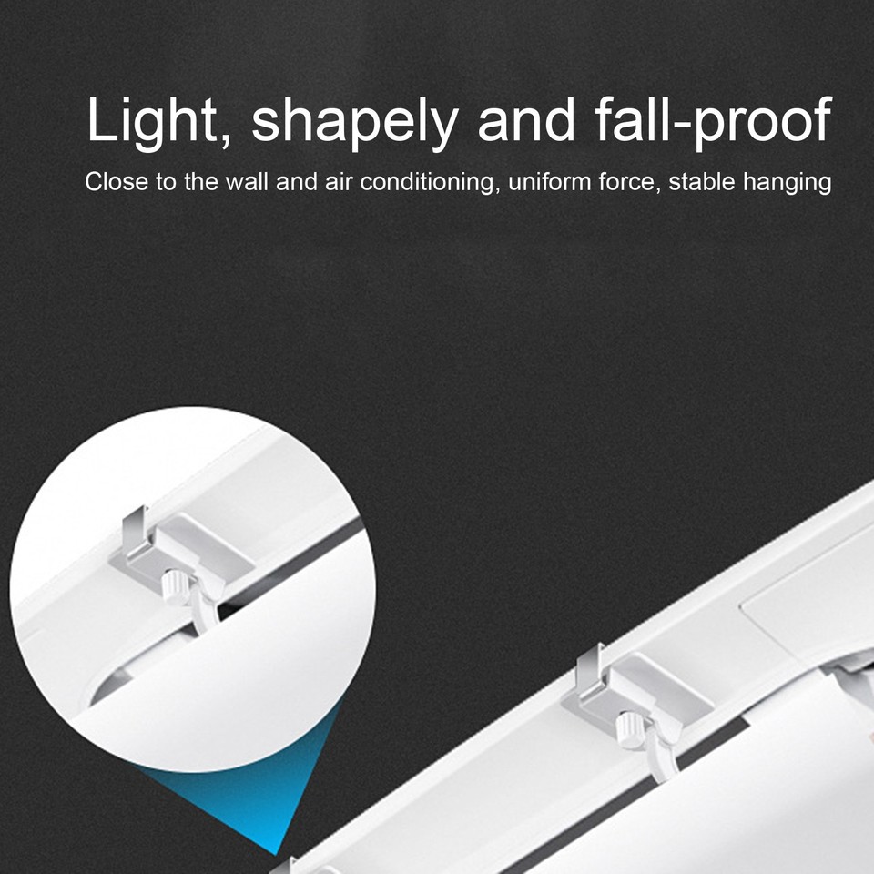 Wind Deflector AC Deflector Wall Unit Adjustable Design PVC Wall AC ...