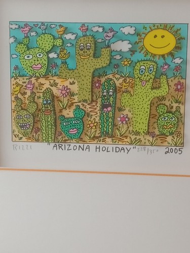 Original James Rizzi "Arizona Holiday" 3 D Siebdruck 2005 | eBay.de