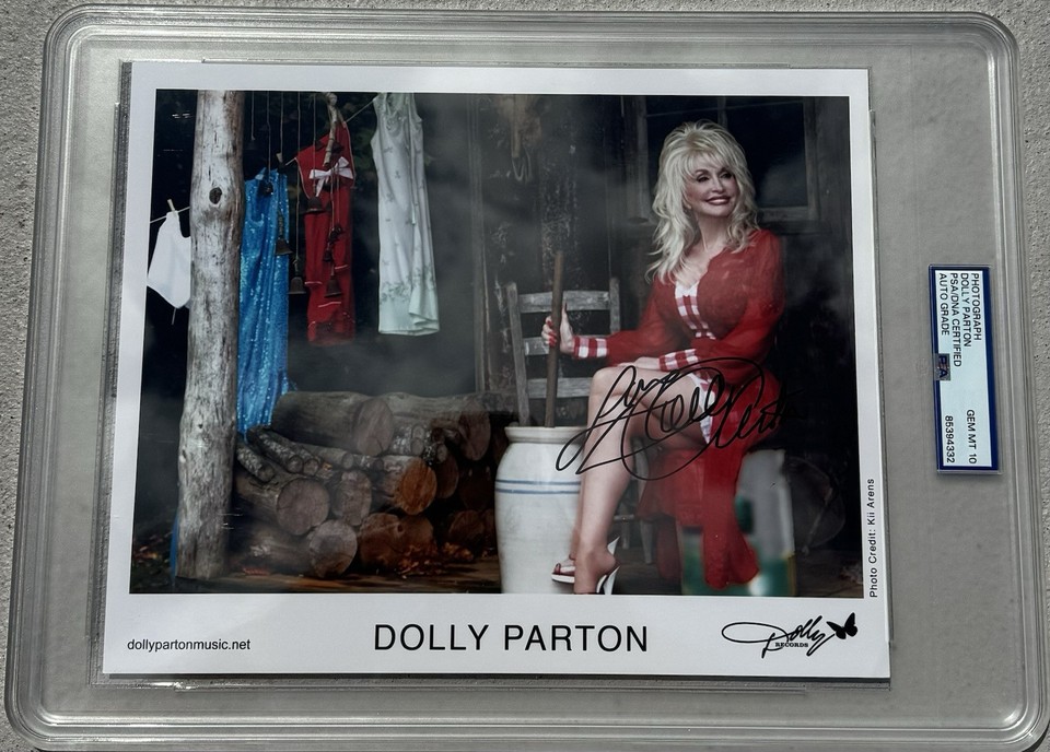 Dolly Parton Signed Autographed 8x10 Promo Photo PSA/DNA Slabbed 10 ...