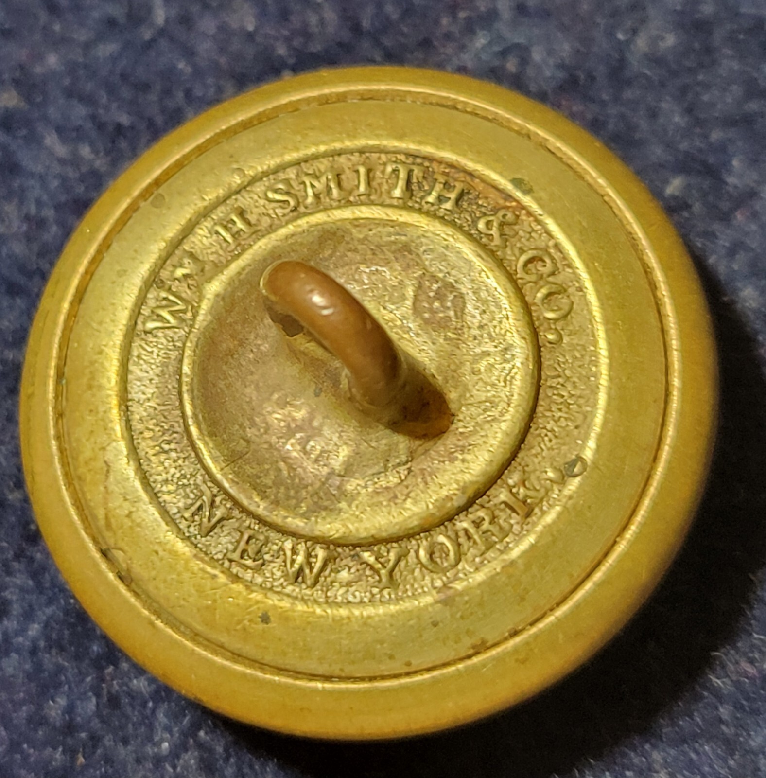 CIVIL WAR ERA 2 PIECE STATE OF CONNECTICUT MILITIA BUTTON ALBERTS# CT ...