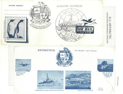 SAVOYSTAMPSUSA COVER WRITE-UP-1953-80s ANTARCTIC EXPEDITIONS –X2 LOT 47 ...