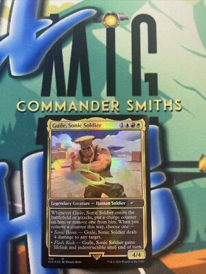 1x Guile, Sonic Soldier FOIL Secret Lair MTG NM Near Mint (434) Street ...