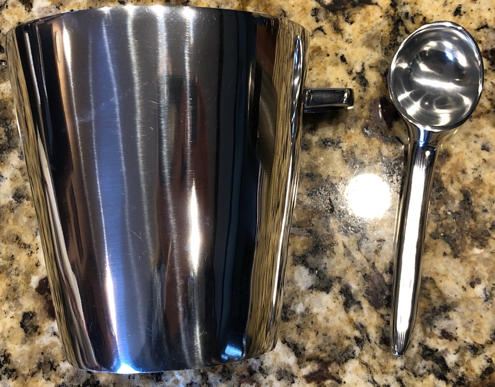Lunares San Francisco Polished Aluminum Ice Cream Pint Bucket with ...