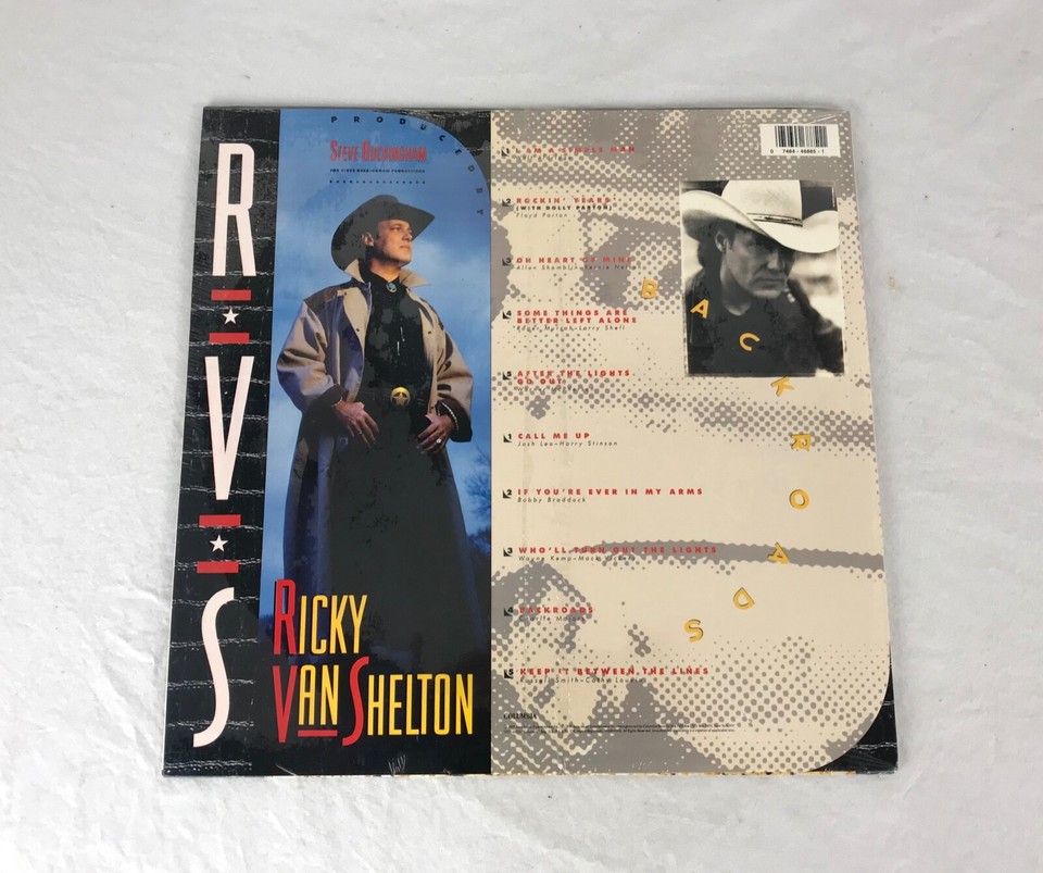 Ricky Van Shelton "Backroads" Vinyl Record Album. Unopened. Mint | eBay