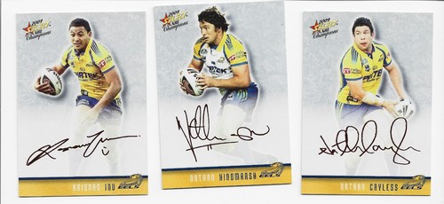 2009 NRL Champions Foil Signature cards set of 3 Parramatta Eels | eBay ...