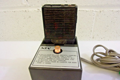 Vintage NEC Voice Fire Dept Pager w Charger | eBay