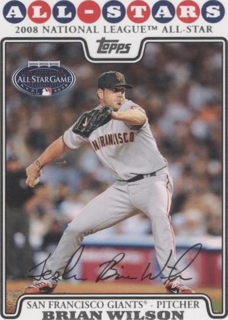 2008 Topps Updates & Highlights - All-Stars Brian Wilson #UH262 for ...
