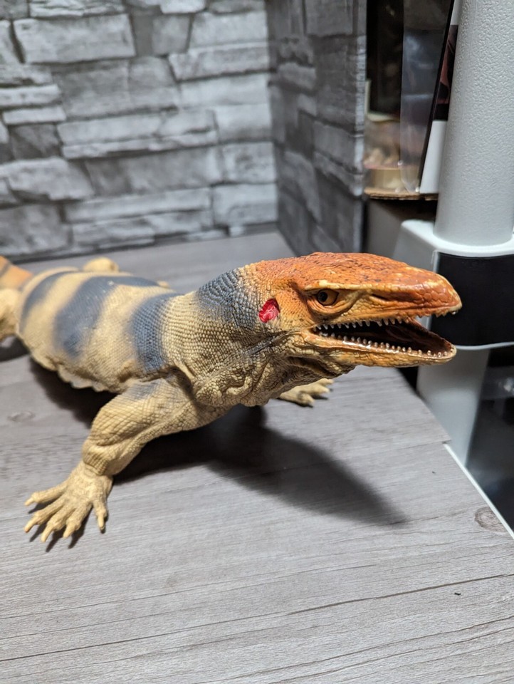 Vtg 1994 Large 28" Monitor Lizard Hard Plastic Toy Reptile Figure ...