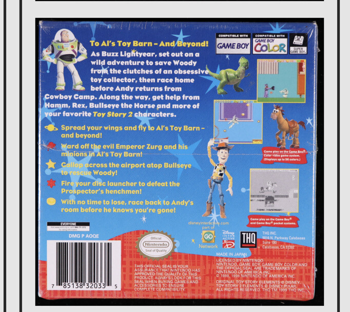 Toy Story 2 (Nintendo Game Boy Color, 1999) for sale online | eBay