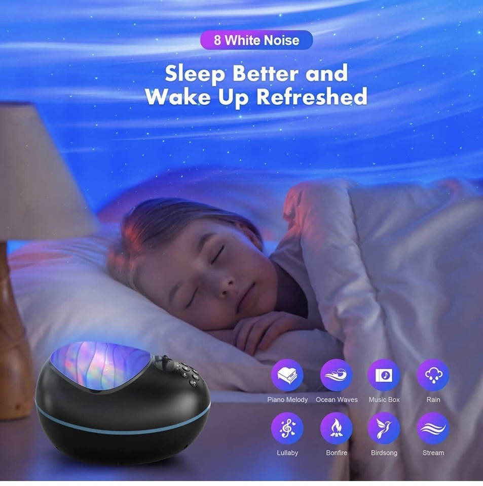 Aurora Projector, Cayclay 4 in 1 Galaxy Star Projector Built-In ...