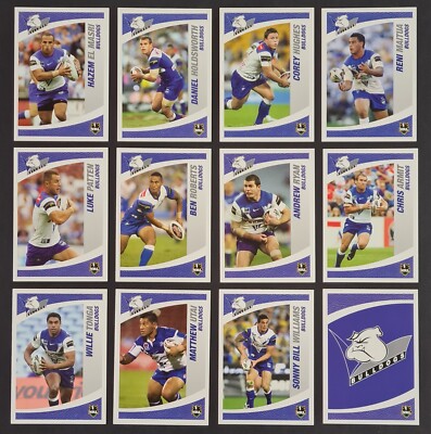 2008 NRL COLLECTOR CARDS ‘CANTERBURY BULLDOGS TEAM SET’ COURIER MAIL ...