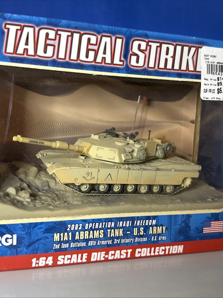 Corgi Tactical Strike 1:64 M1a1 Abram Tank US Army (maybe Opened) | eBay