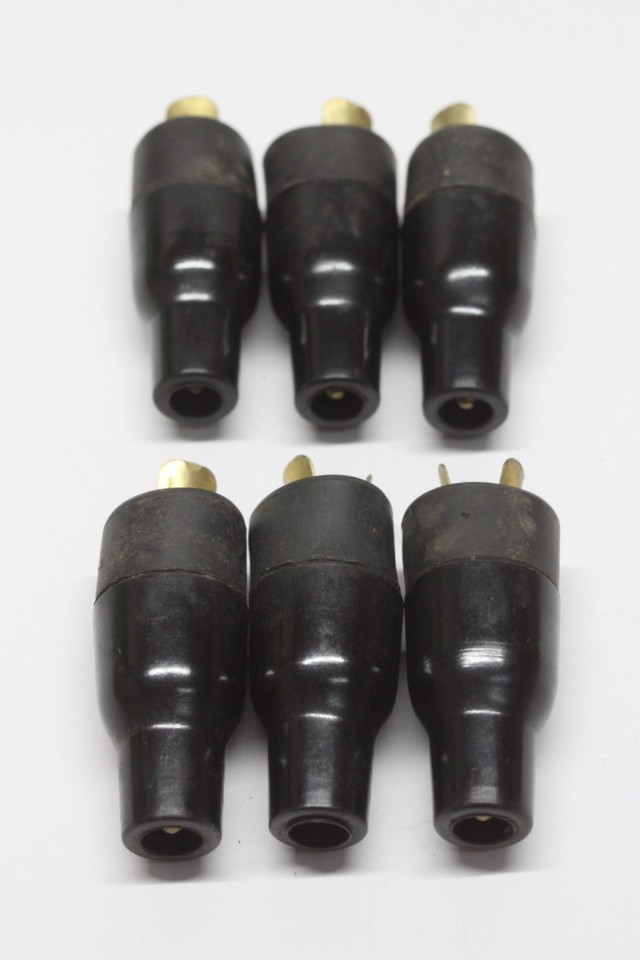 Lot of 6 NOS Vintage SEALTIGHT INSULATORS Ignition Coil Magneto ...