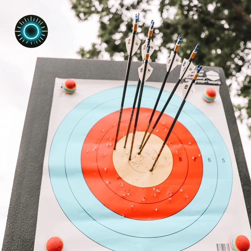 Archery Target - 24" High-Density Big Block Foam Target for Broadheads ...