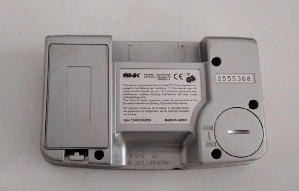 SNK Neo Geo Pocket Color silver Handheld System tested working ...