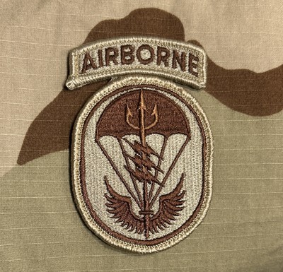 US Army SOCSOUTH Patch w/ Hook DCU Desert | eBay