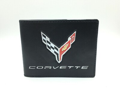 Custom Corvette Wallet C6 C7 C8 / Handmade Hand-Tooled Genuine leather ...