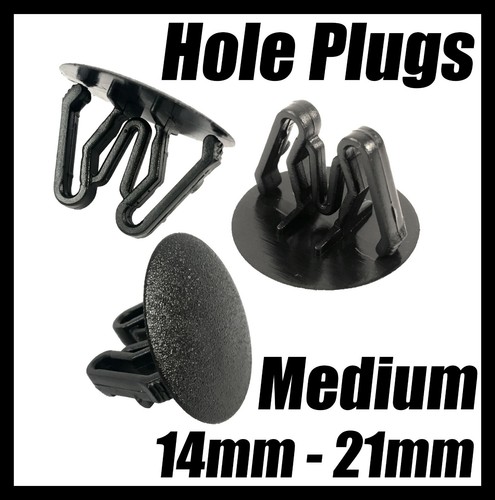 10x HOLE PLUGS BLANKING GROMMET TRIM SNAP IN CLIPS CAR BOAT BIKE 14mm ...