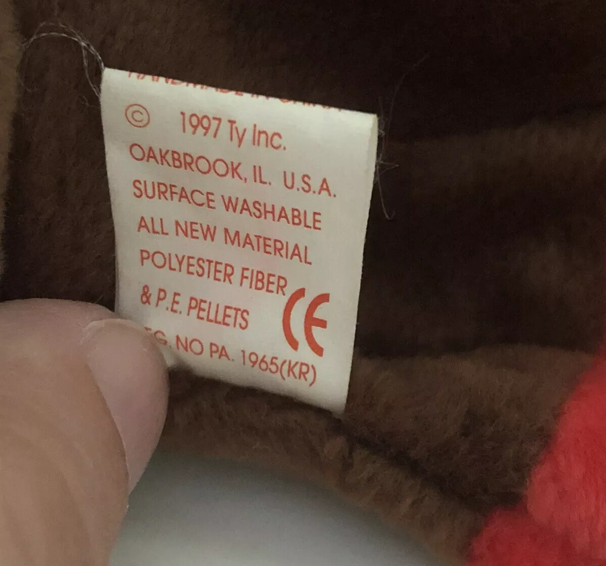 The Beanie Baby Collection Original Baby Gobbles TY Turkey Plush ...