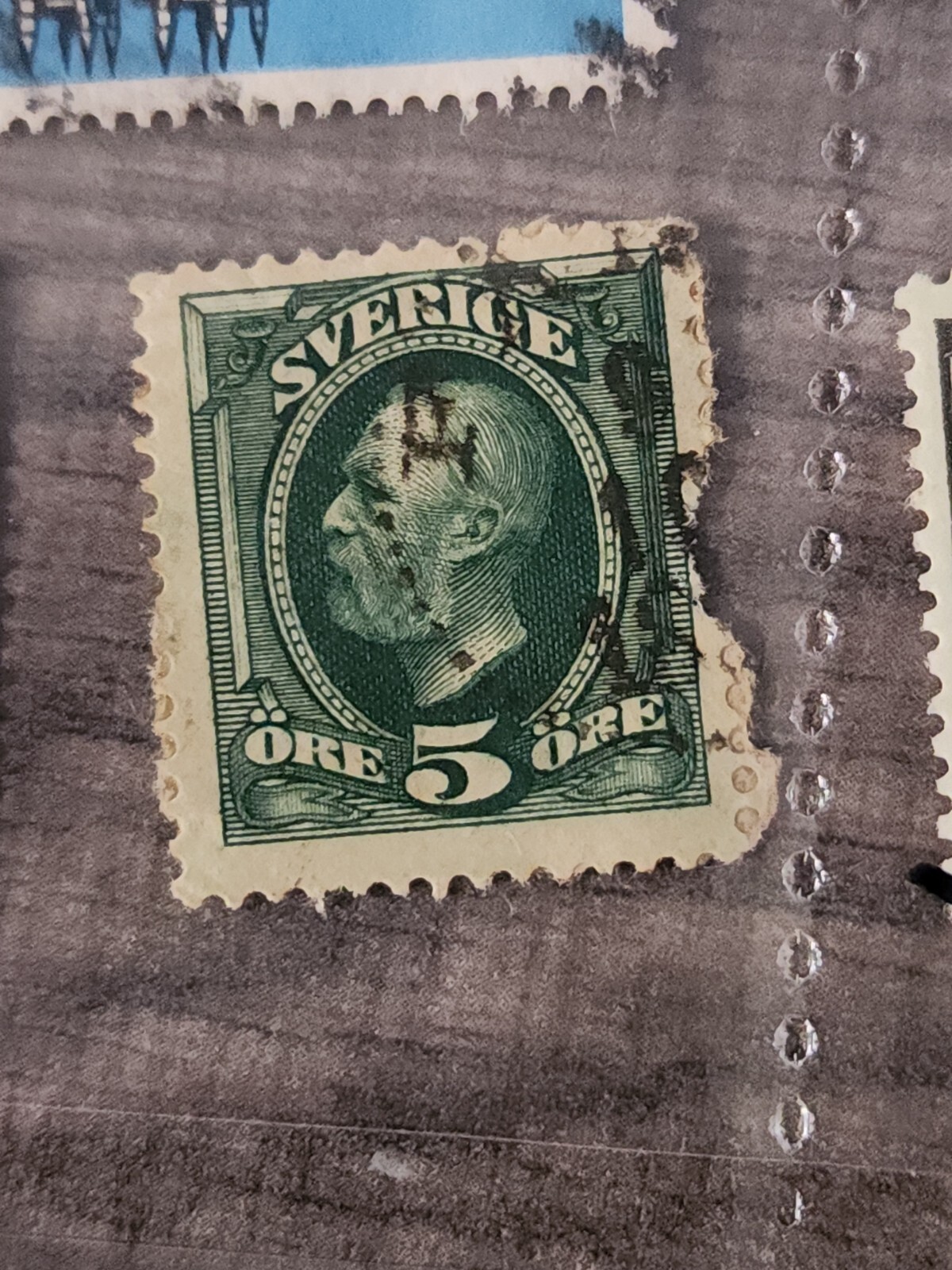 Sverige Foreign 5 Ore Green Stamp Used - #A244 | eBay